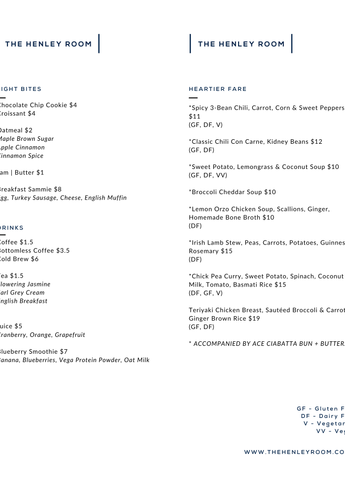 Events – The Henley Room